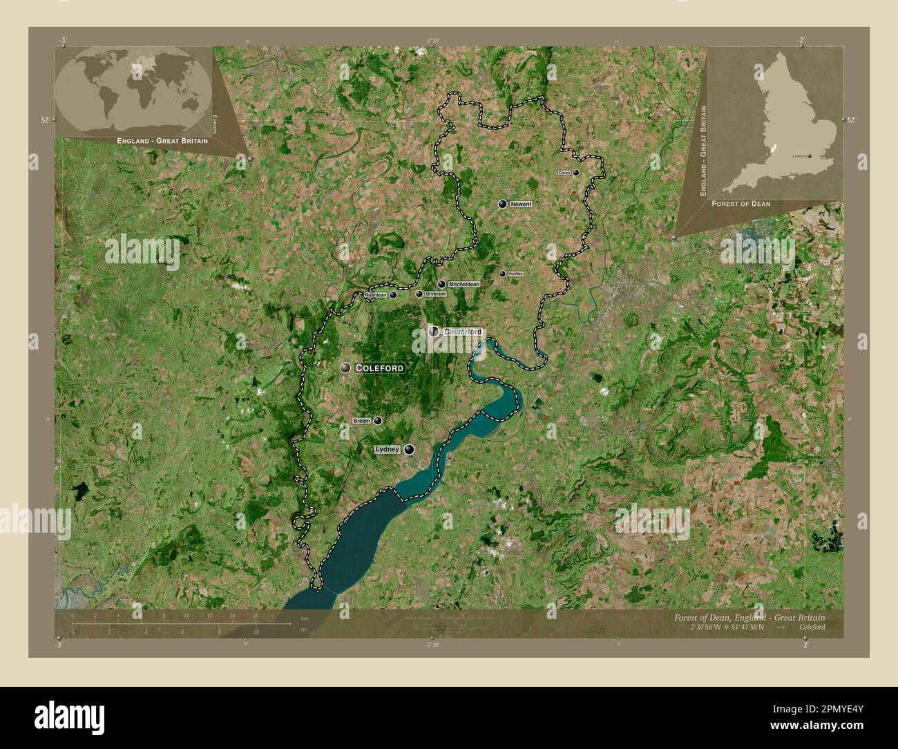 Forest of Dean, non metropolitan district of England - Great Britain ...
