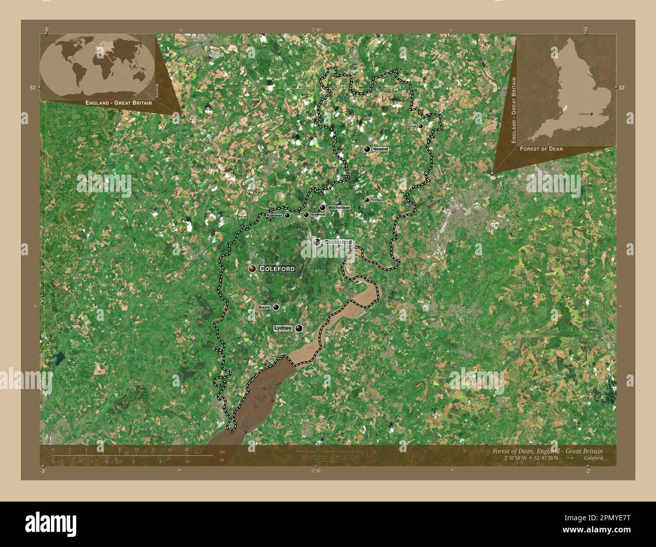 Forest of Dean, non metropolitan district of England - Great Britain ...