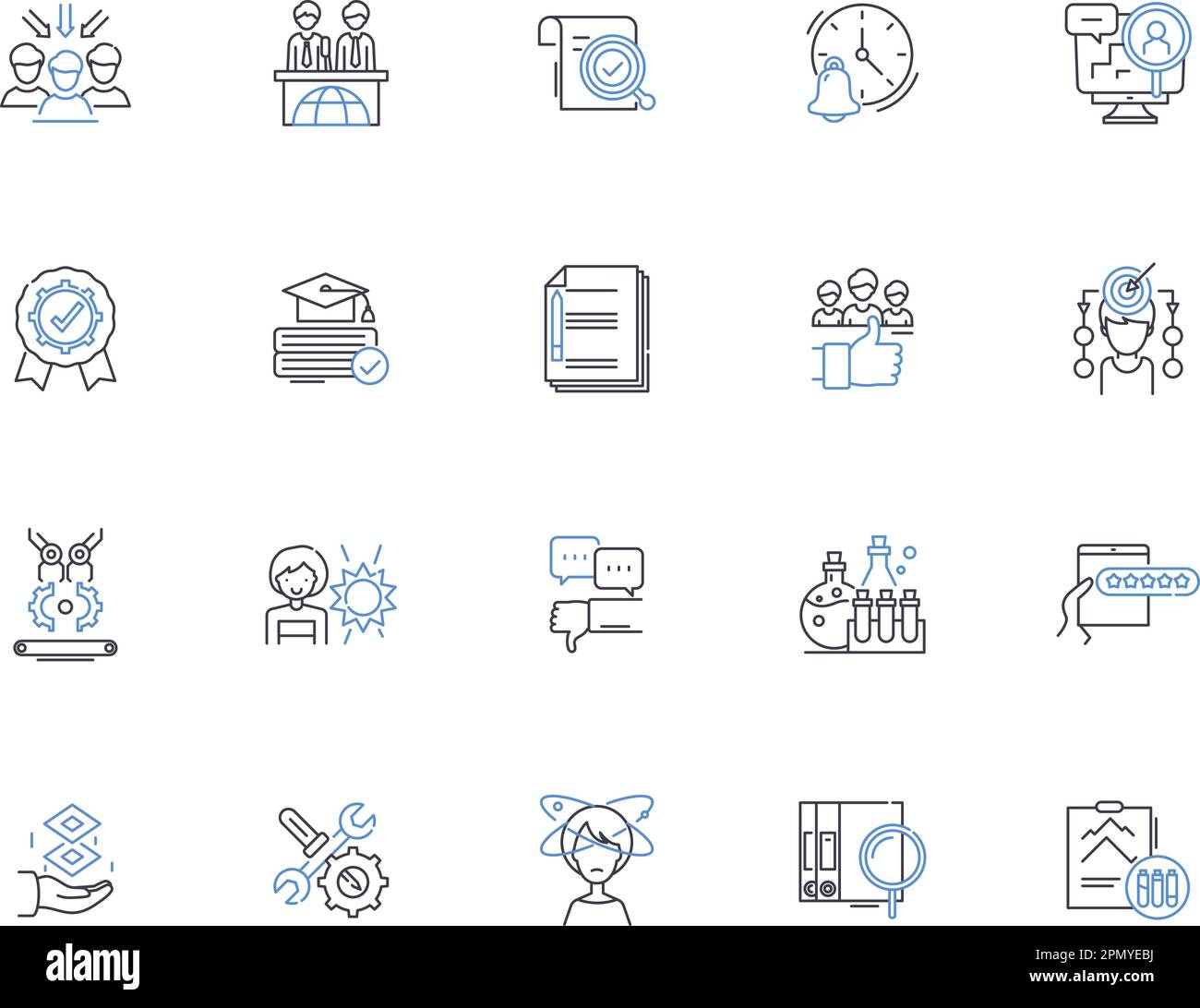Education ceneter outline icons collection. Education, Center, Learning ...