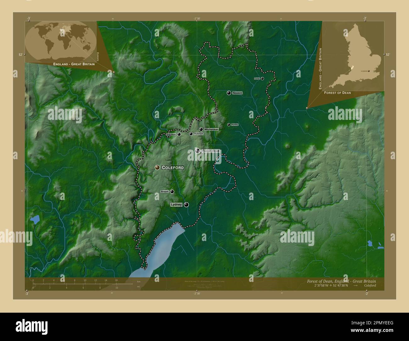 Forest of Dean, non metropolitan district of England - Great Britain ...