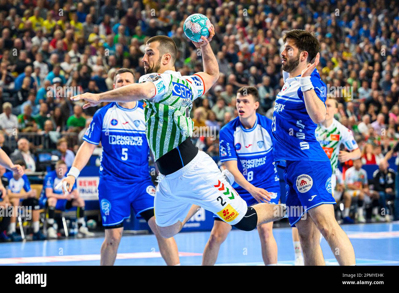 Cologne, Germany. 15th Apr, 2023. Handball: DHB Cup, SC Magdeburg - TBV ...