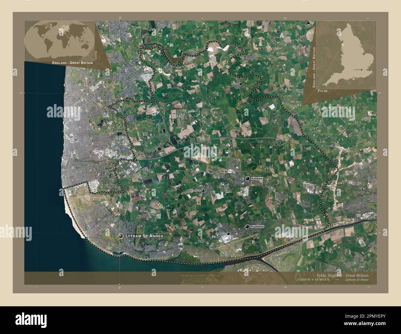Fylde, non metropolitan district of England - Great Britain. High ...