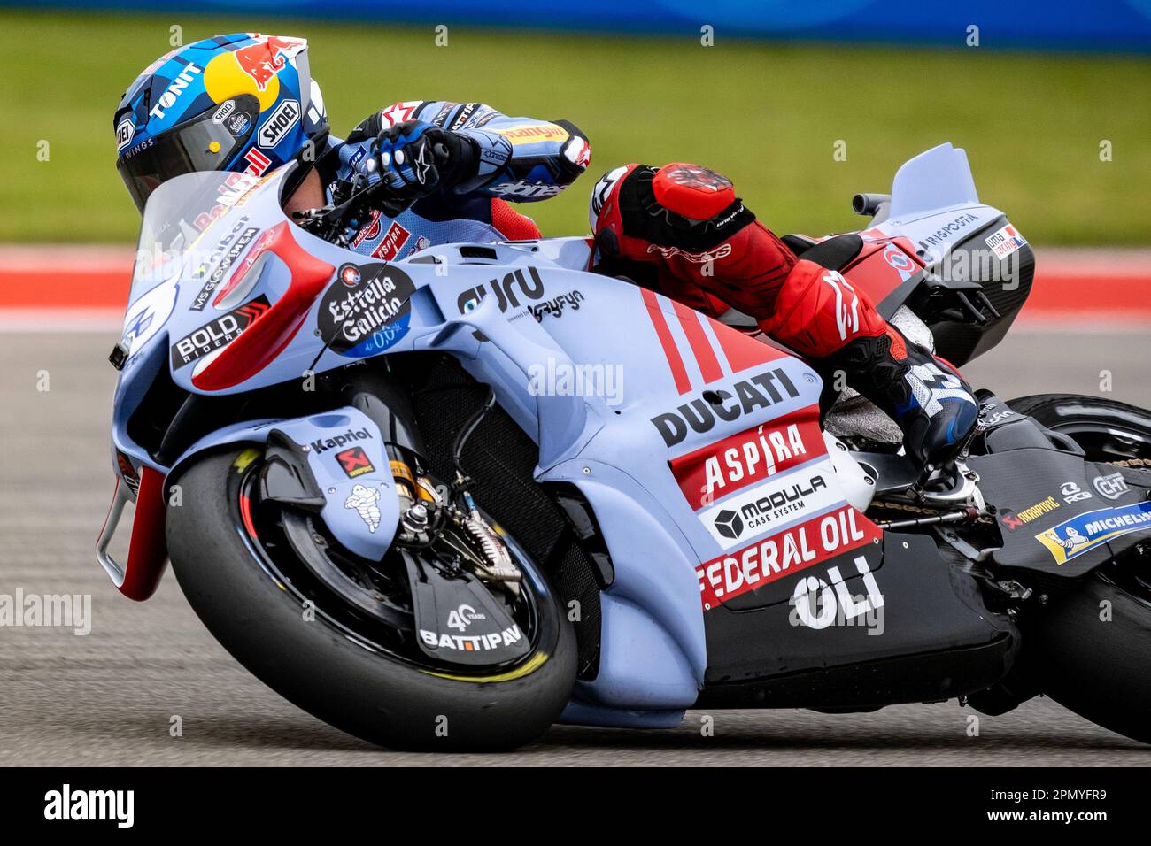 Texas, USA. 15th Apr, 2023. Alex Marquez #73 with Gresini Racing MotoGP ...