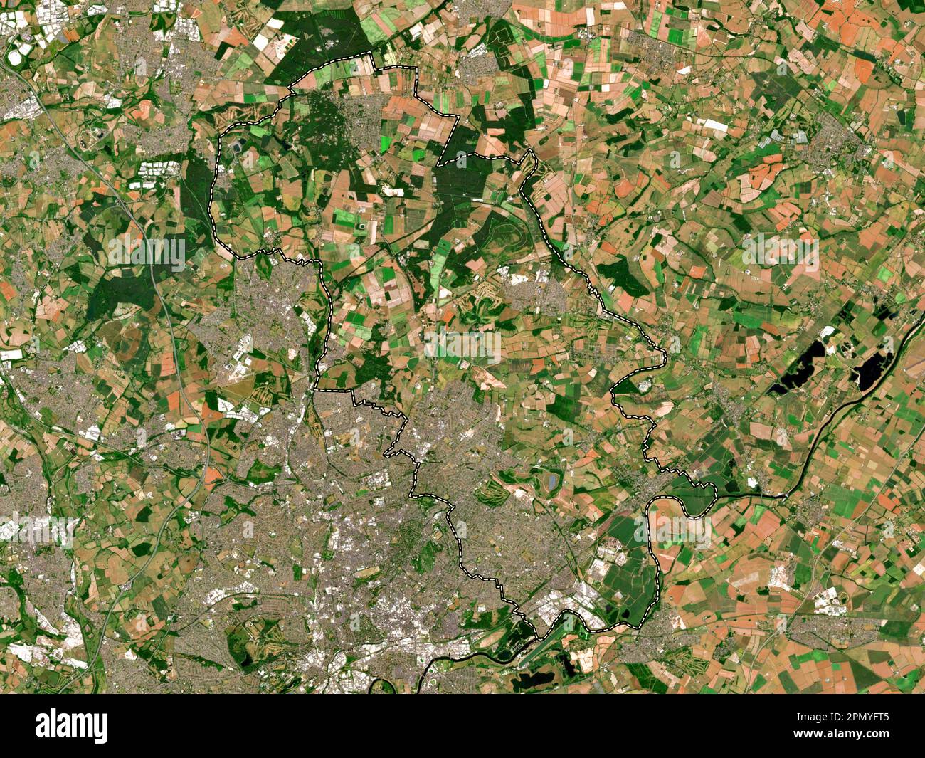 Gedling, non metropolitan district of England - Great Britain. Low ...