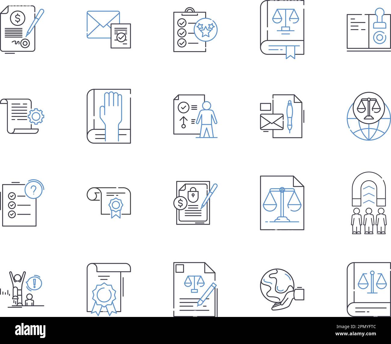 Law department outline icons collection. Law, Department, Judiciary, Regulation, Legislation ...