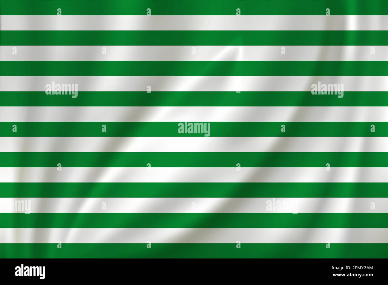 Flag of Meta waving in the wind on silk background. Department Colombia ...