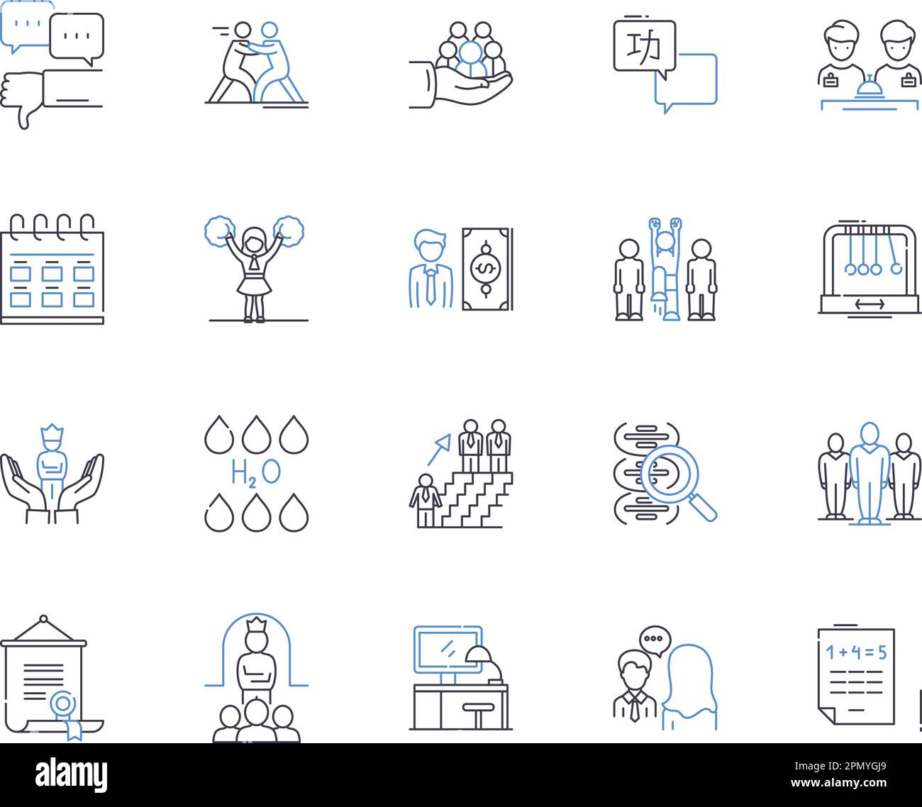 Workshops And Sessions Outline Icons Collection Workshops Sessions Training Development