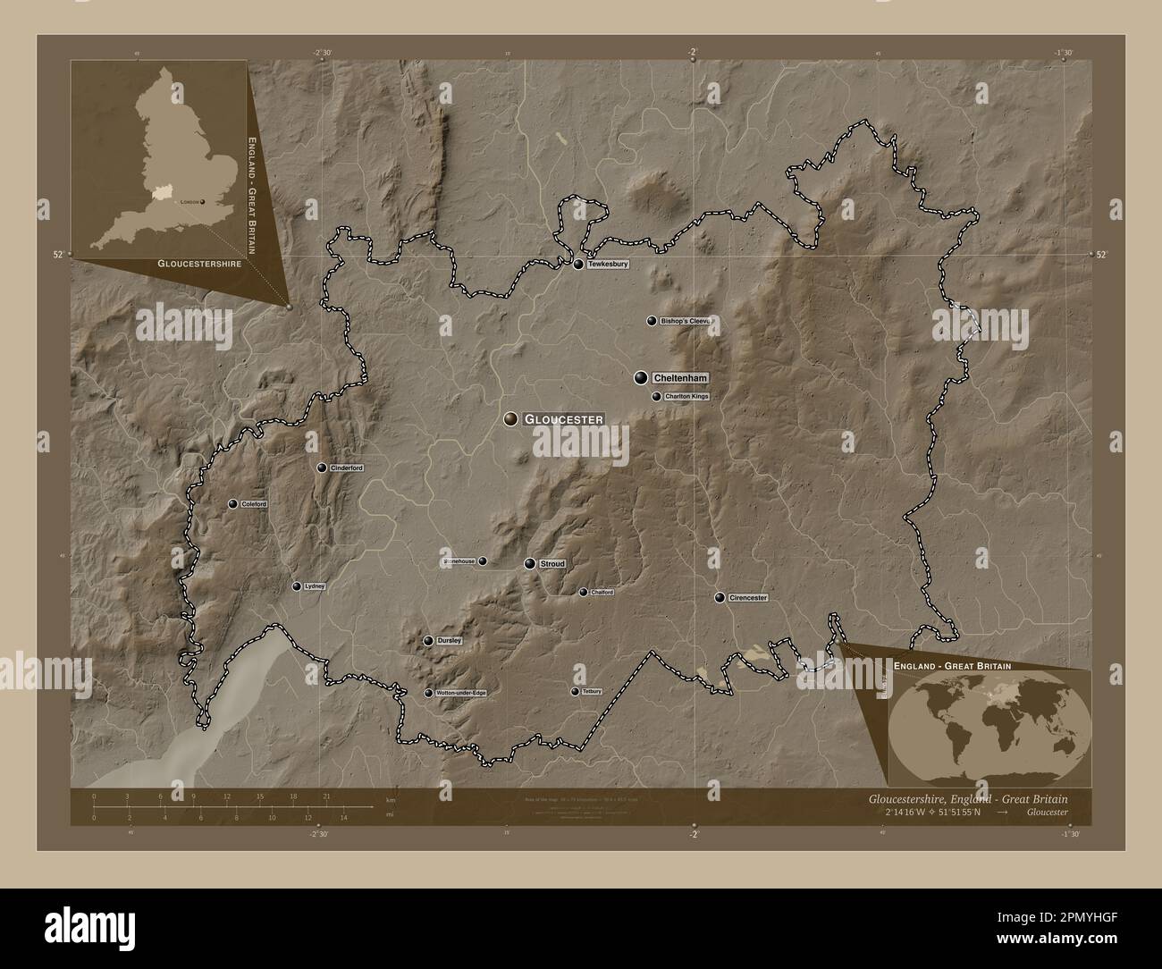 Map of lydney hi-res stock photography and images - Alamy