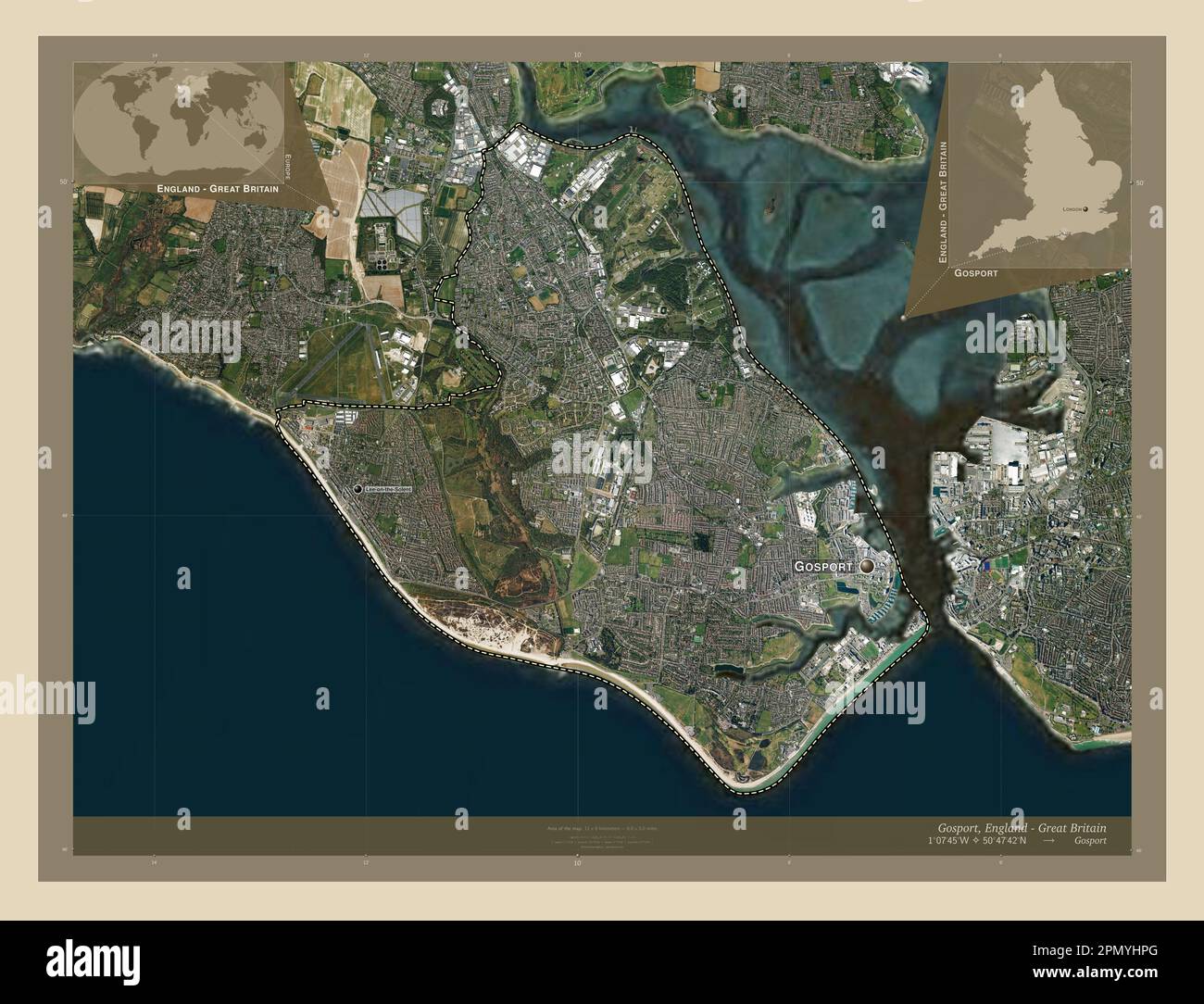 Gosport, non metropolitan district of England - Great Britain. High ...