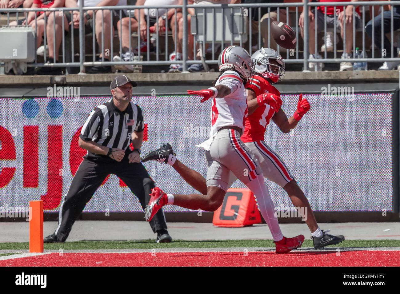 Columbus, Ohio, USA. 15th Apr, 2023. Ohio State Buckeyes wide receiver ...