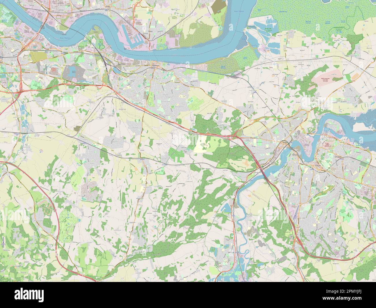 Gravesham, non metropolitan district of England - Great Britain. Open ...