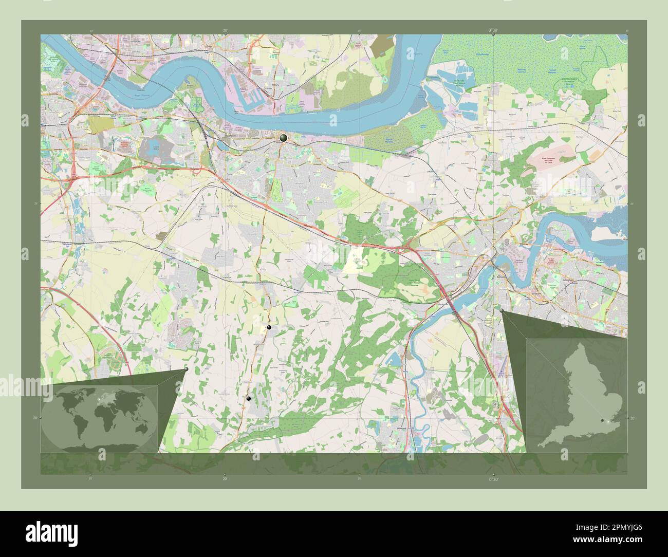 Gravesham, non metropolitan district of England - Great Britain. Open ...