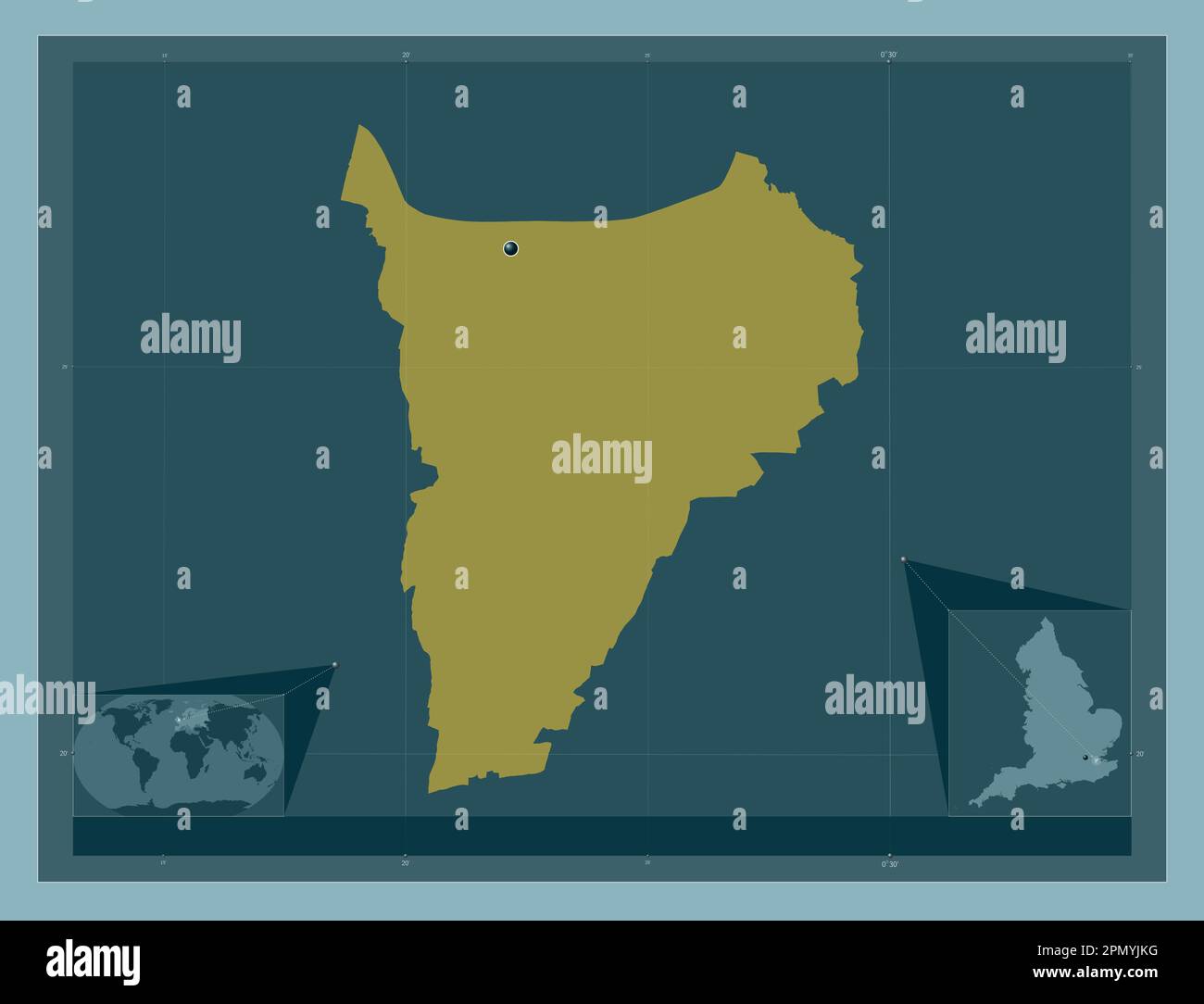 Gravesham, non metropolitan district of England - Great Britain. Solid ...