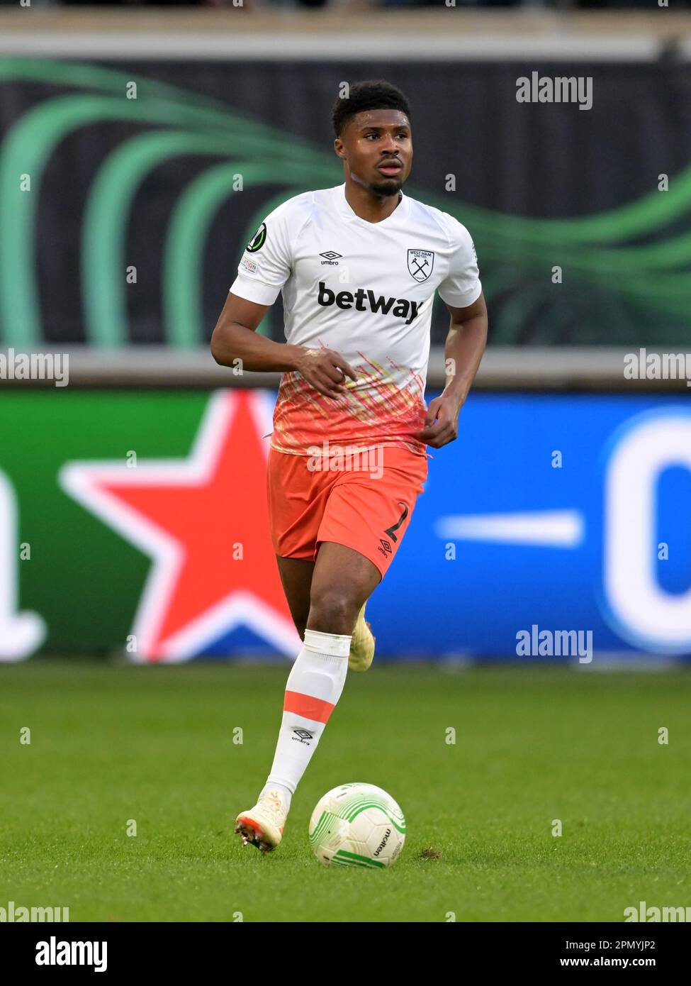 GENT - Ben Johnson of West Ham United FC during the UEFA Conference ...