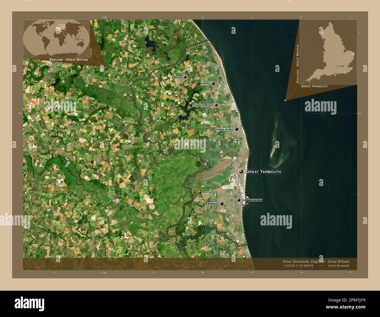 Great Yarmouth, non metropolitan district of England - Great Britain ...