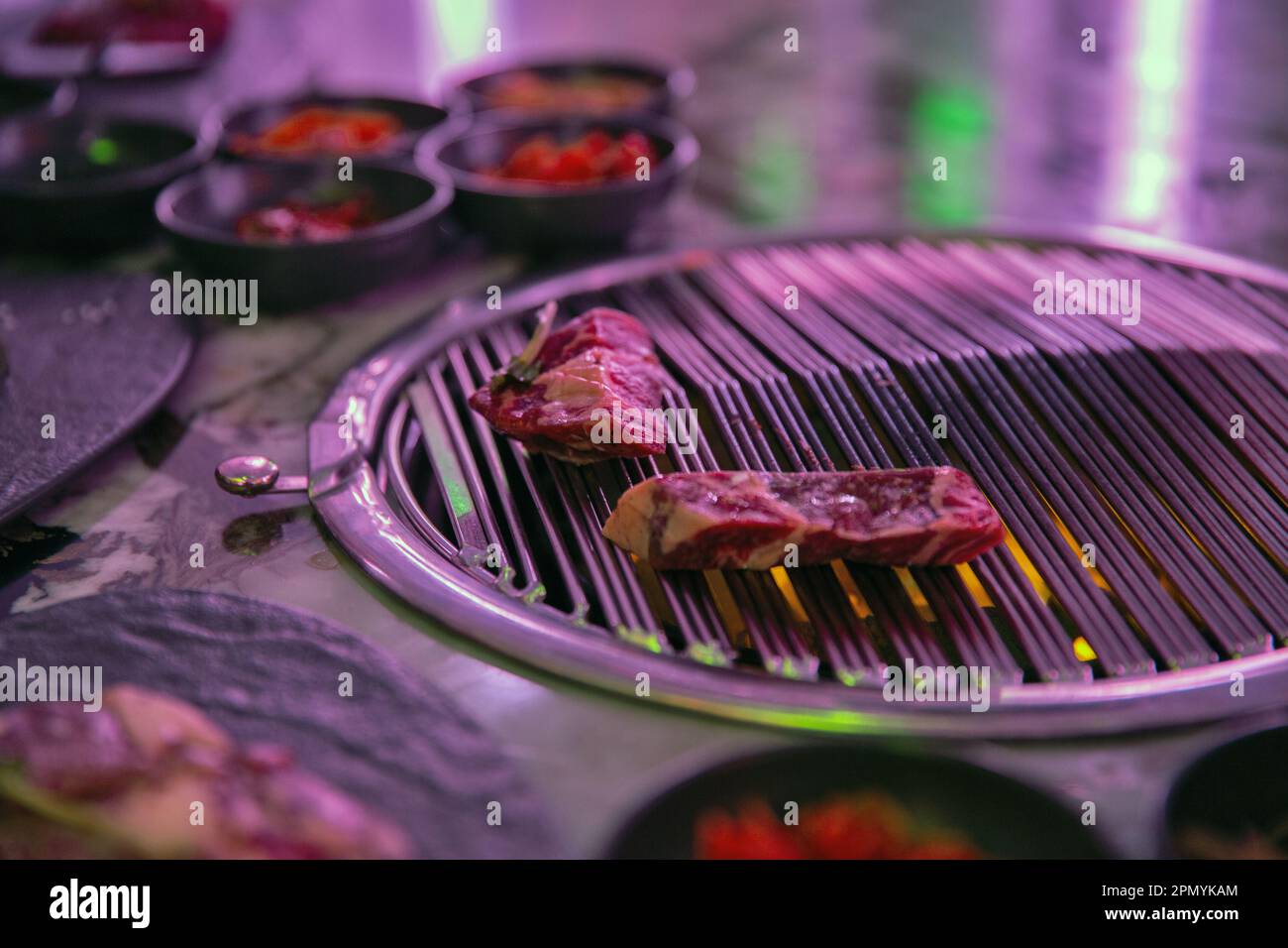 Korean bbq marinated pork hi-res stock photography and images - Alamy