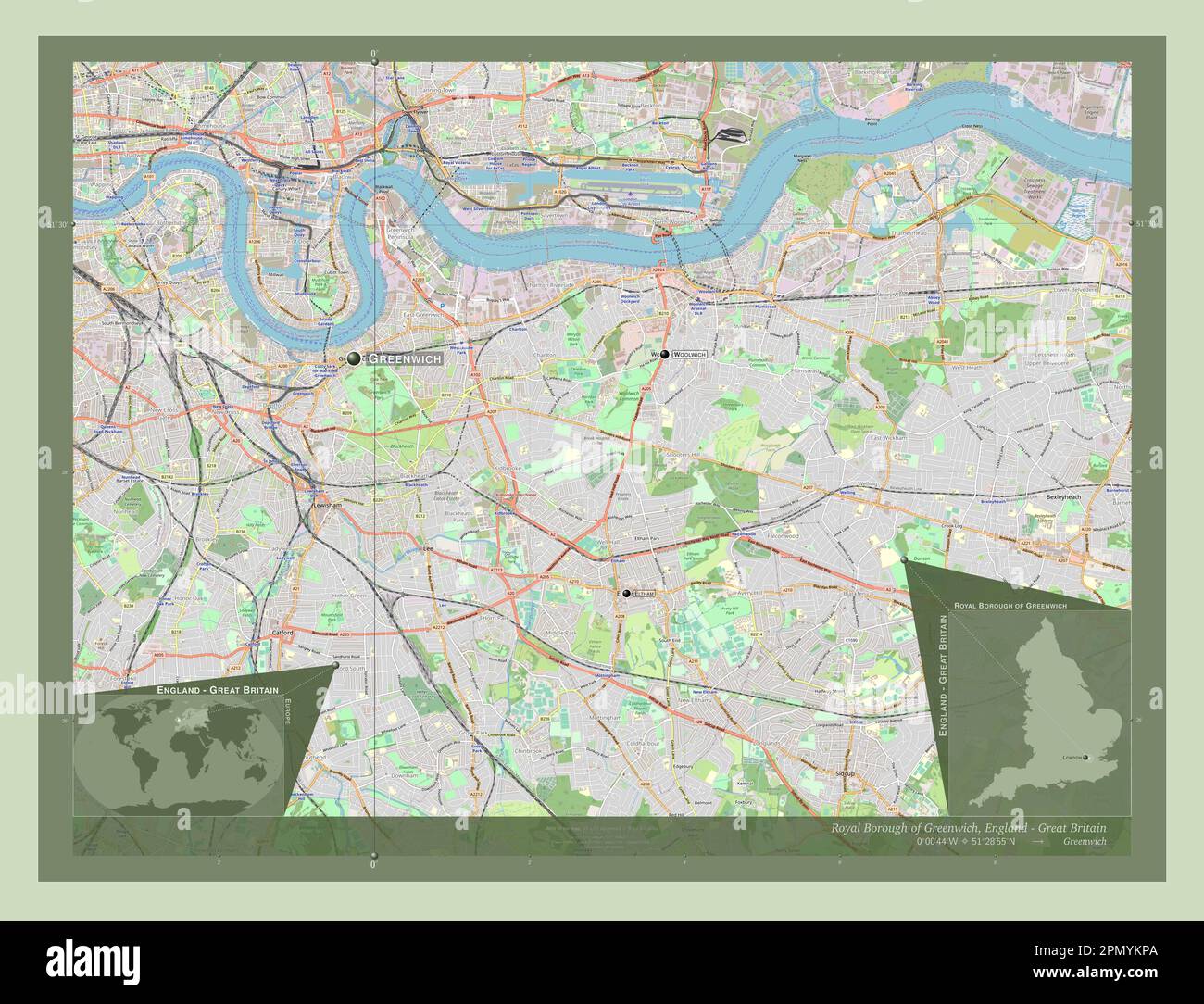 Royal Borough of Greenwich, london borough of England - Great Britain ...