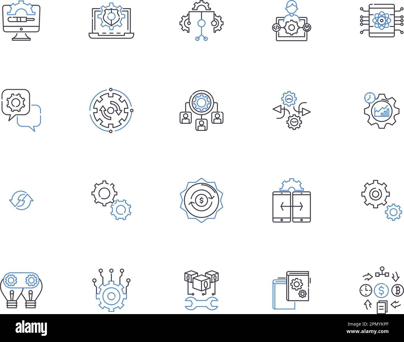 Settings Outline Icons Collection Options Configuration Parameters