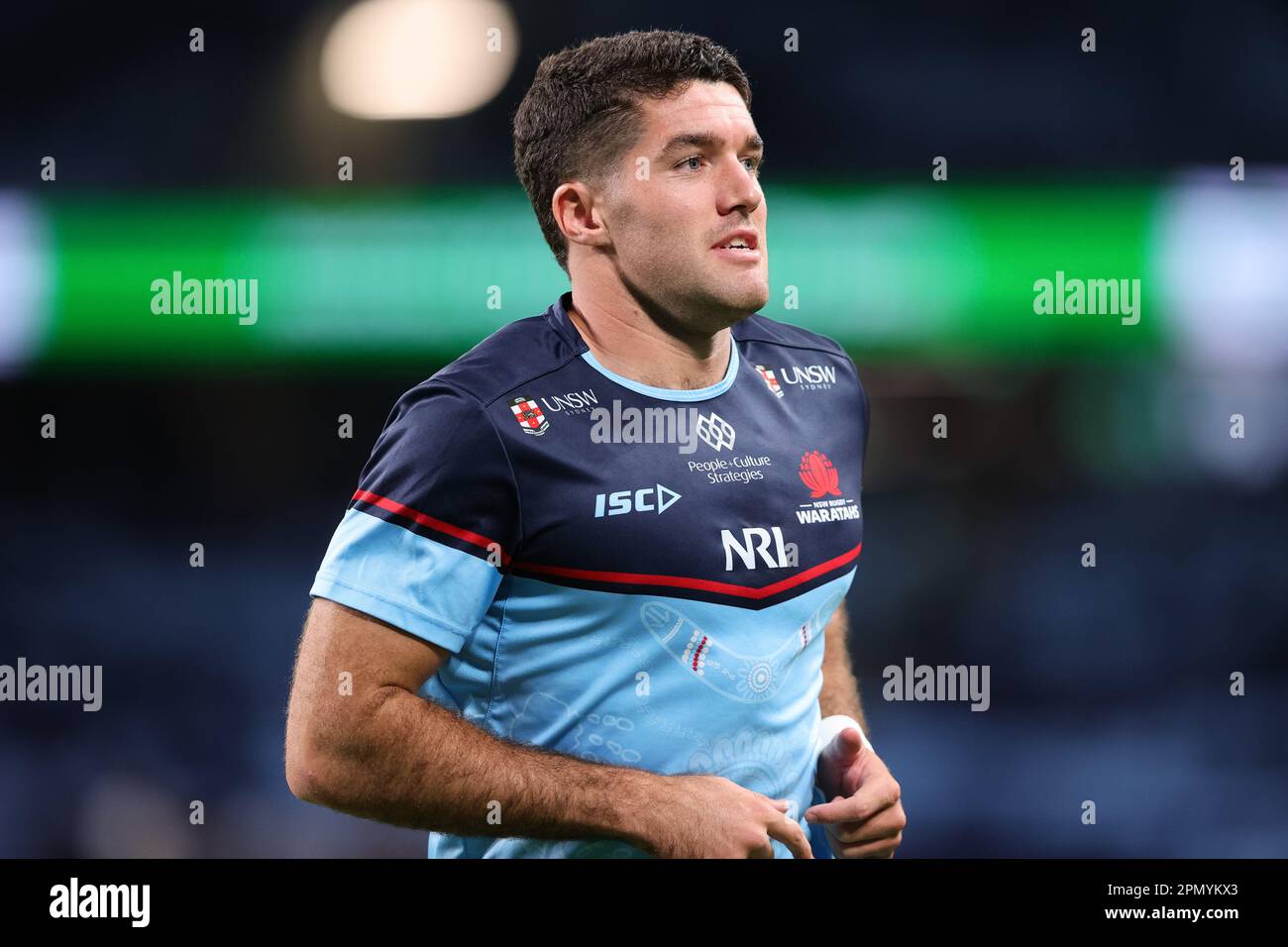 Sydney, Australia, 15 April, 2023. Ben Donaldson of Waratahs warms up ...