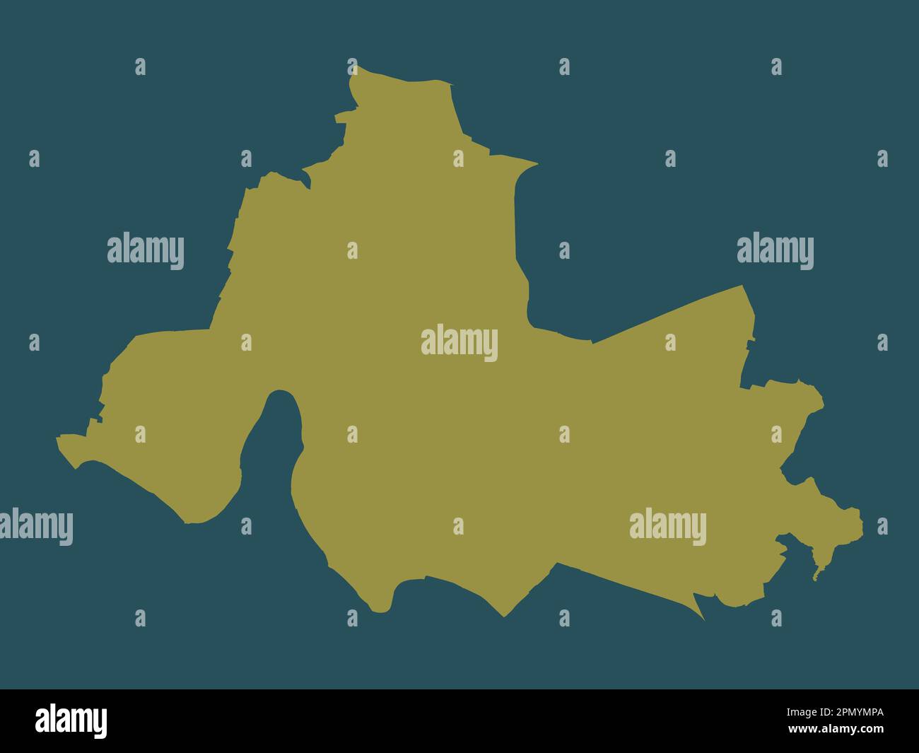 Halton outline map hi-res stock photography and images - Alamy