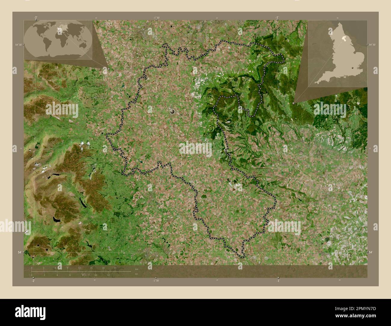 Hambleton, non metropolitan district of England - Great Britain. High ...