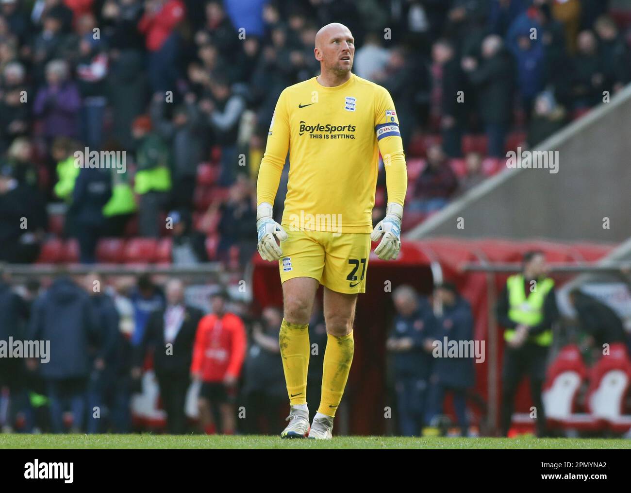 Birmingham City Goalkeeper John Ruddy during the Sky Bet Championship ...