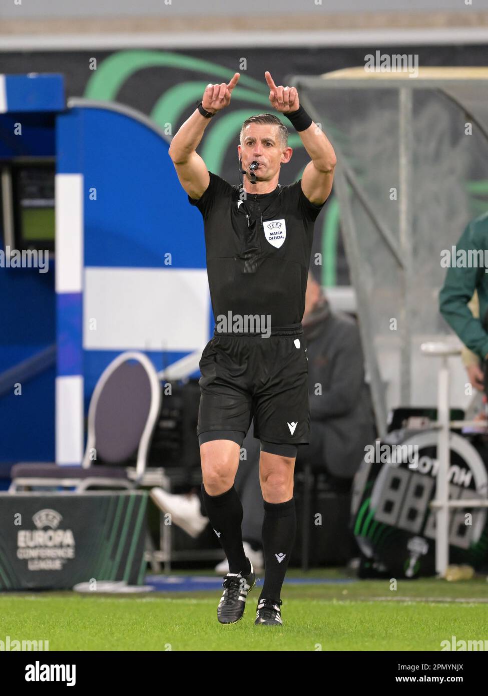GENT - Referee Tasos Sidiropoulos during the UEFA Conference League ...