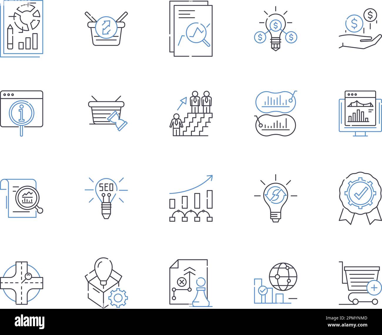 Entrepreneurship and Innovation outline icons collection ... Entrepreneurship and Innovation outline icons collection ...