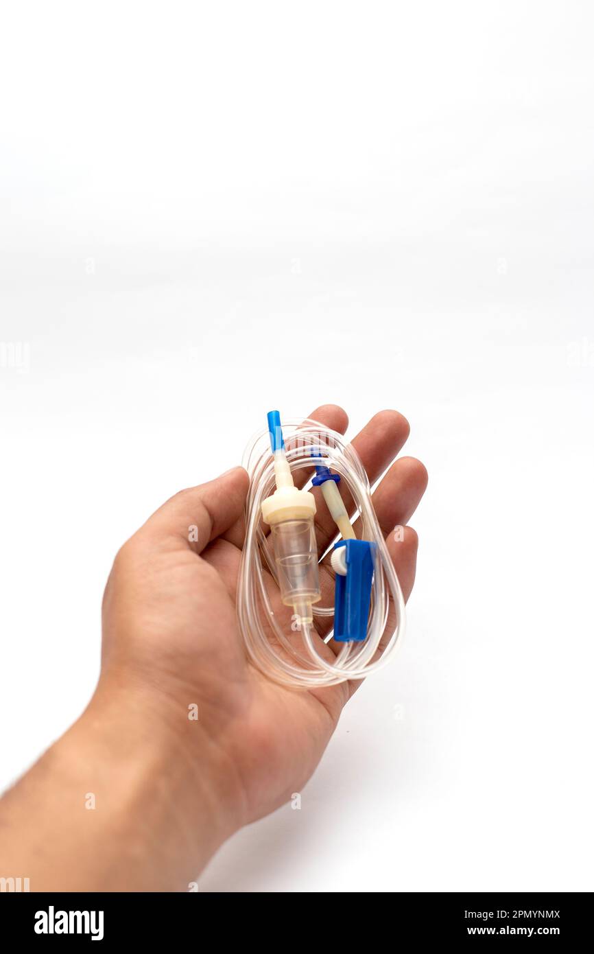 Infusion pump patient hi-res stock photography and images - Alamy