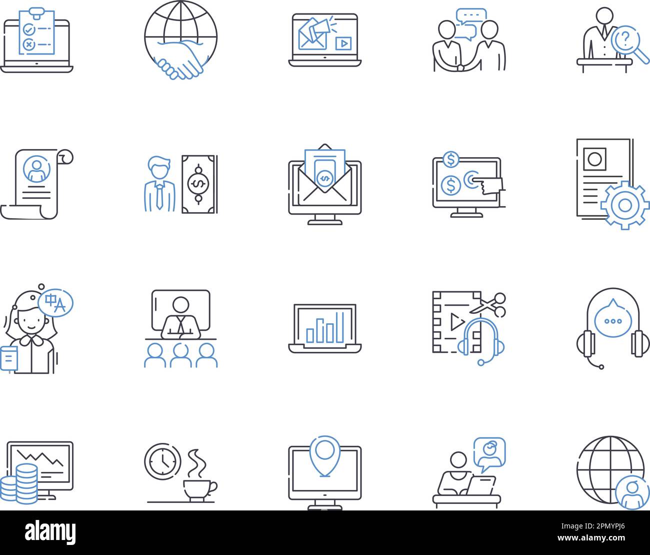 Workflow and office outline icons collection. Workflow, Office ... Workflow and office outline icons collection. Workflow, Office ...