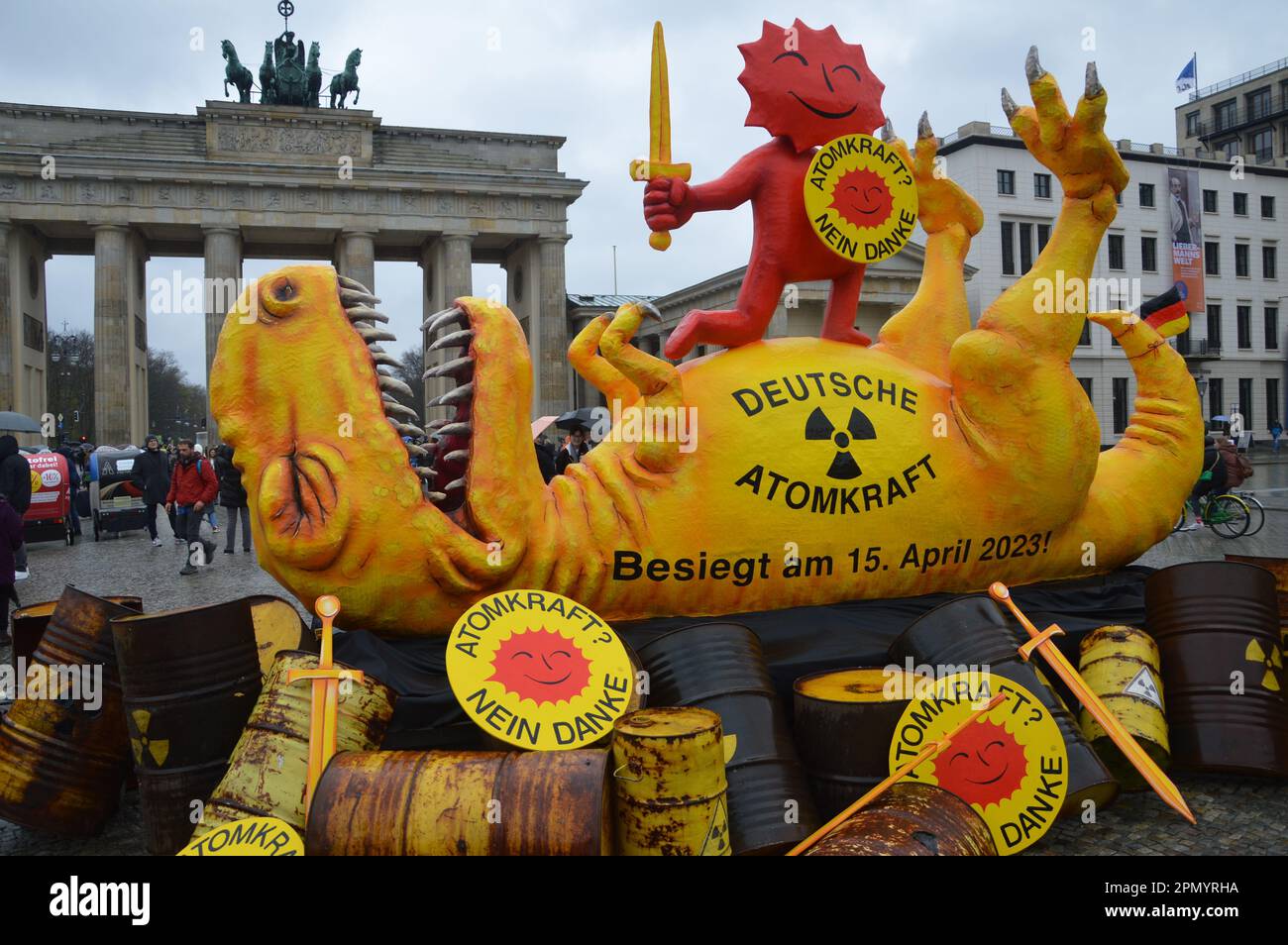 Berlin, Germany - April 15, 2023 - Germany switches off its last three ...
