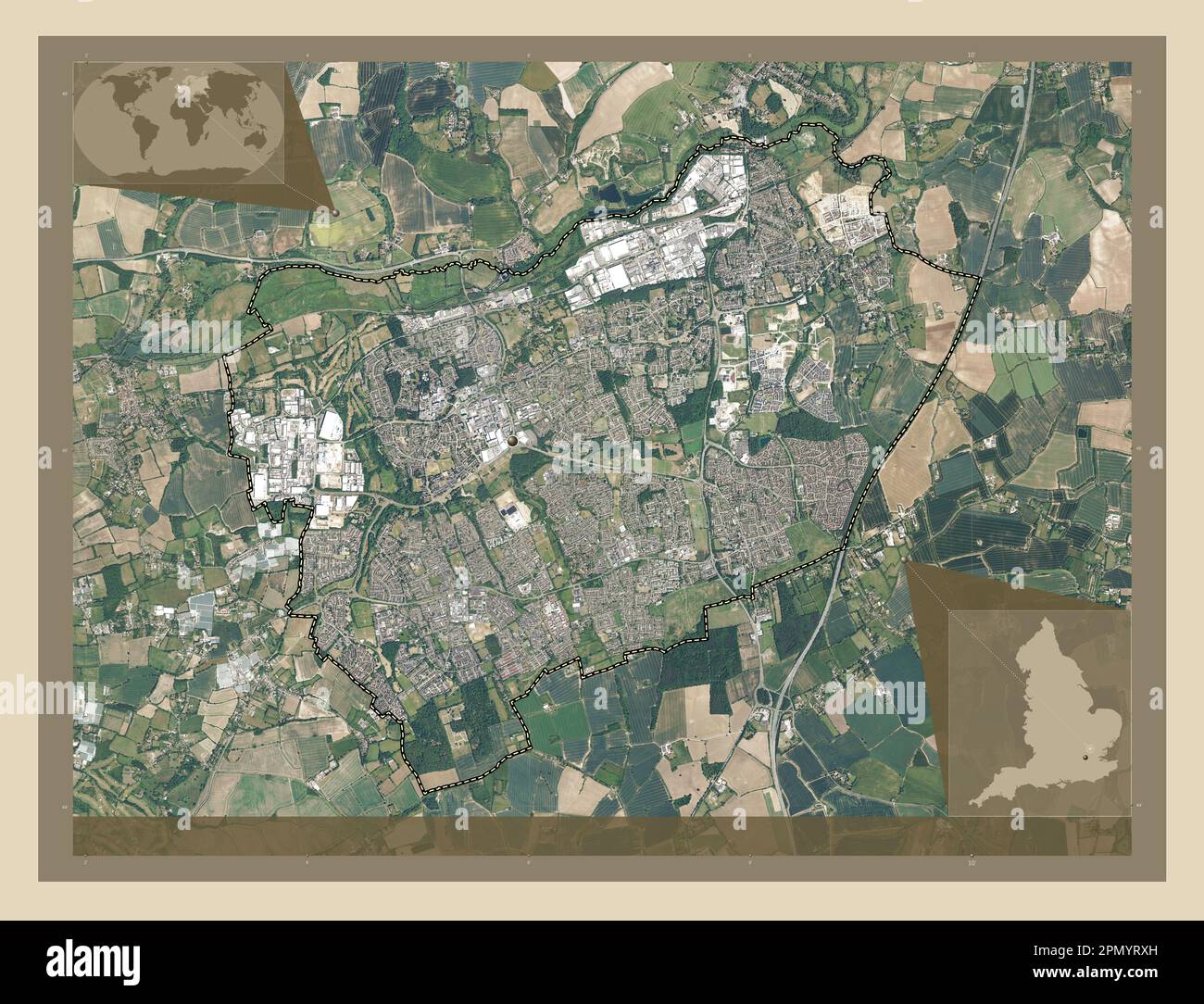 Harlow, non metropolitan district of England - Great Britain. High ...