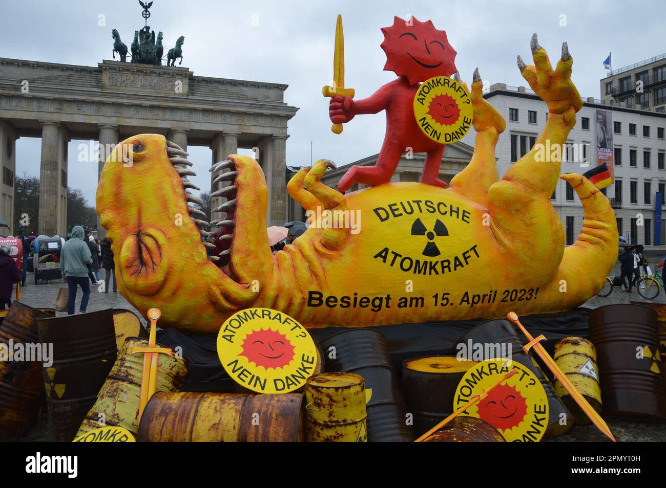 Berlin, Germany - April 15, 2023 - Germany switches off its last three ...