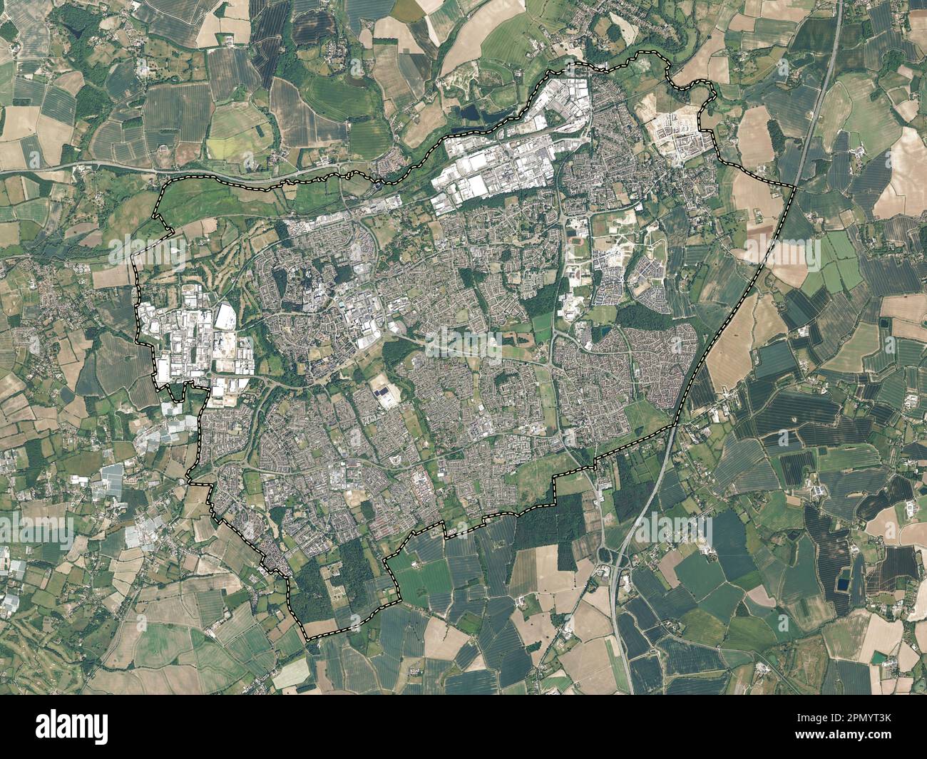 Harlow, non metropolitan district of England - Great Britain. High ...