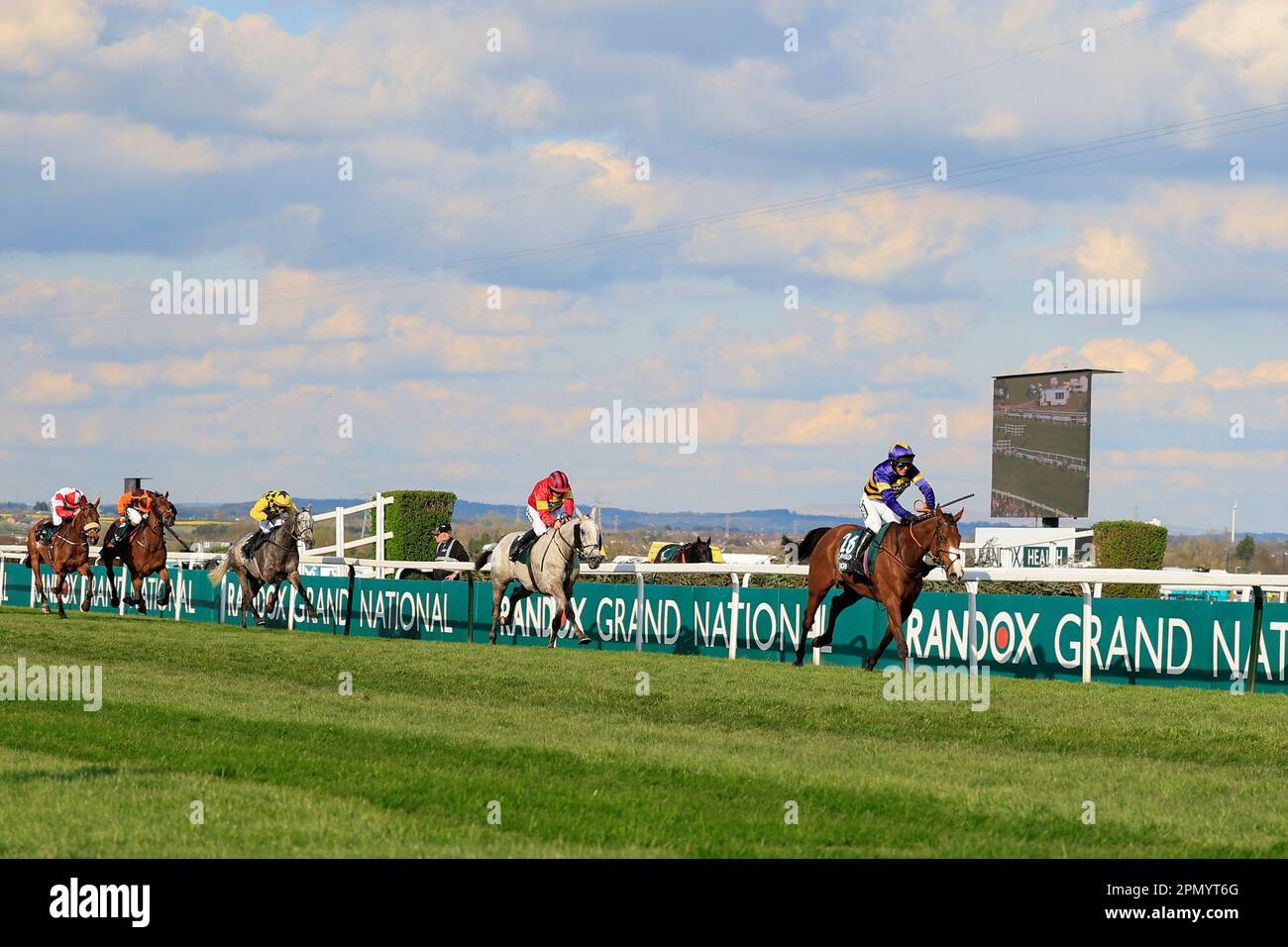 Corach Rambler ridden by Derek Fox runs to the winning post during The ...