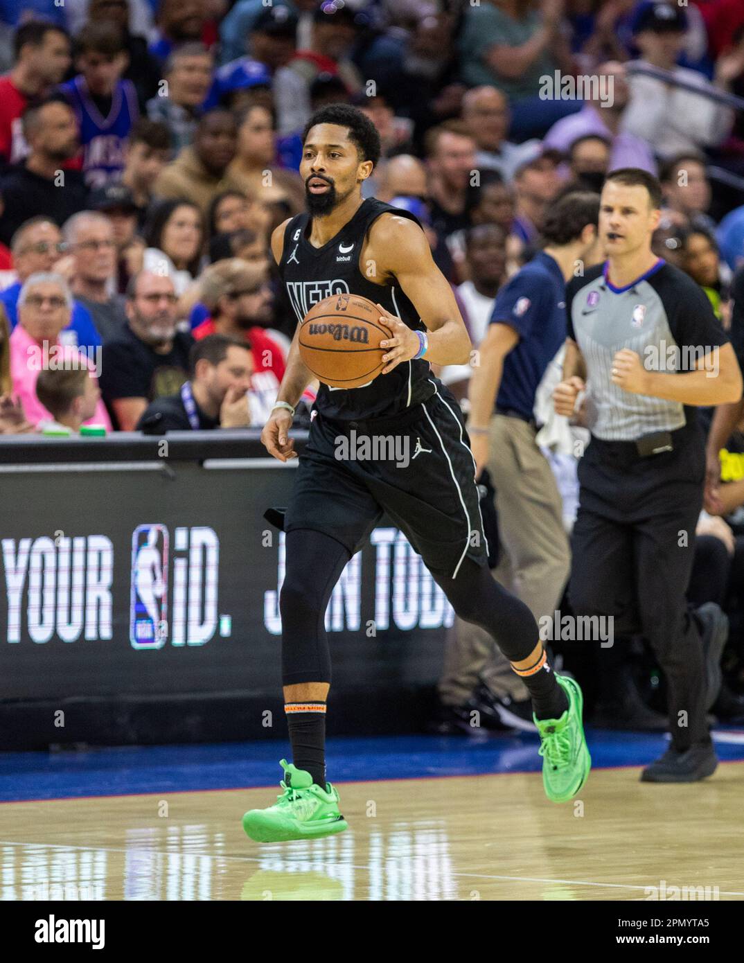 Philadelphia, USA, April 15th 2023: Spencer Dinwiddie (26 Nets) in ...