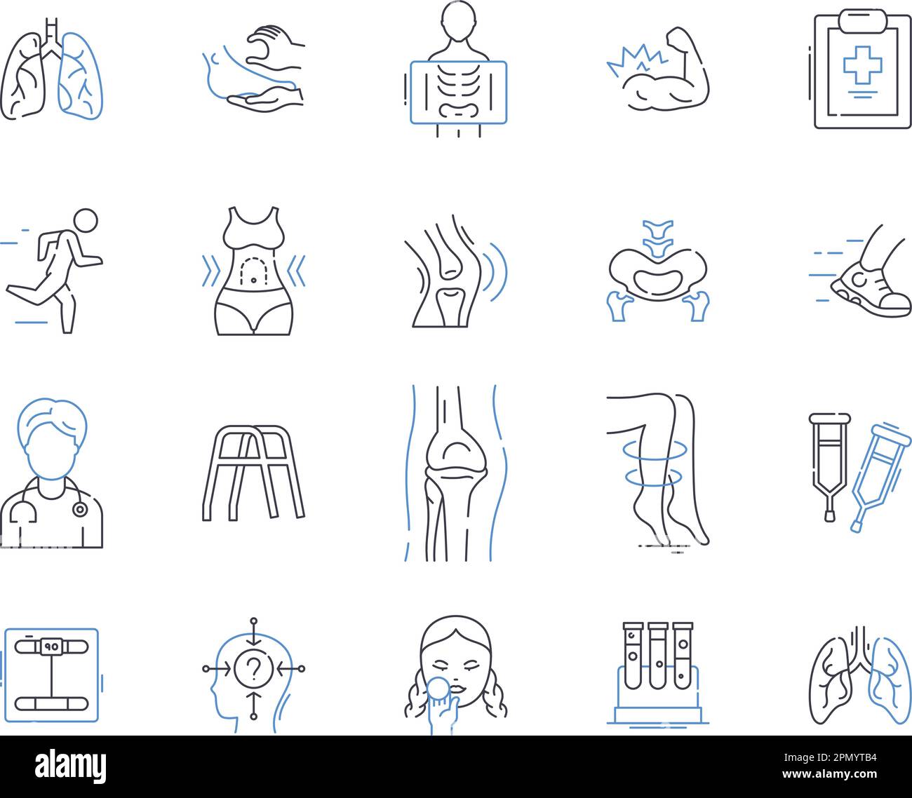Smart health outline icons collection. Smart, Health, Wearables ...