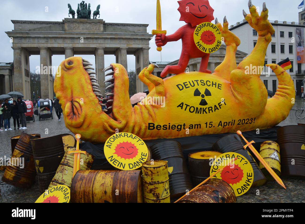 Berlin, Germany - April 15, 2023 - Germany switches off its last three ...