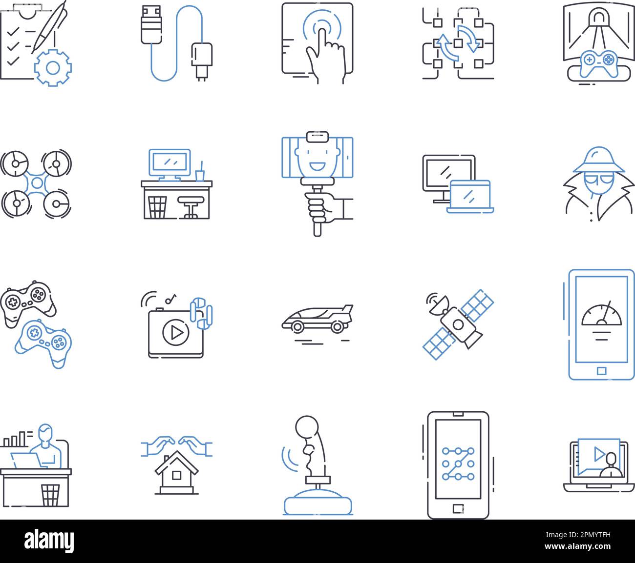 Digital video adapters Stock Vector Images - Alamy