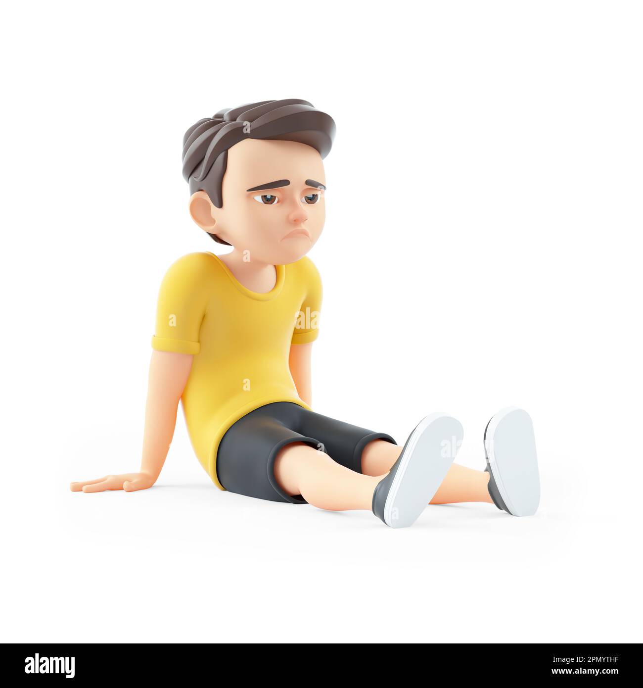 3d sad hi-res stock photography and images - Alamy