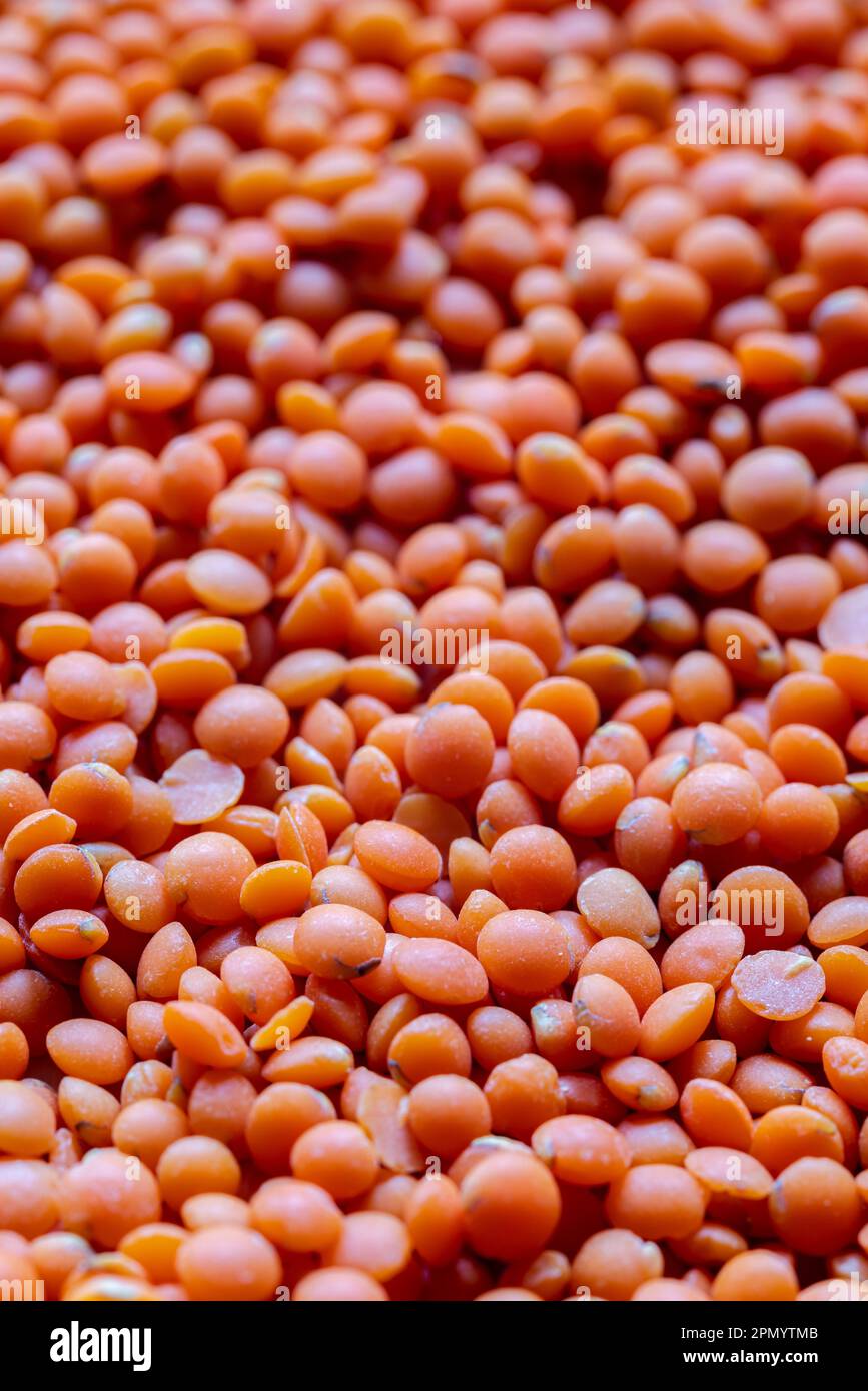 Red lentils pattern hi-res stock photography and images - Alamy