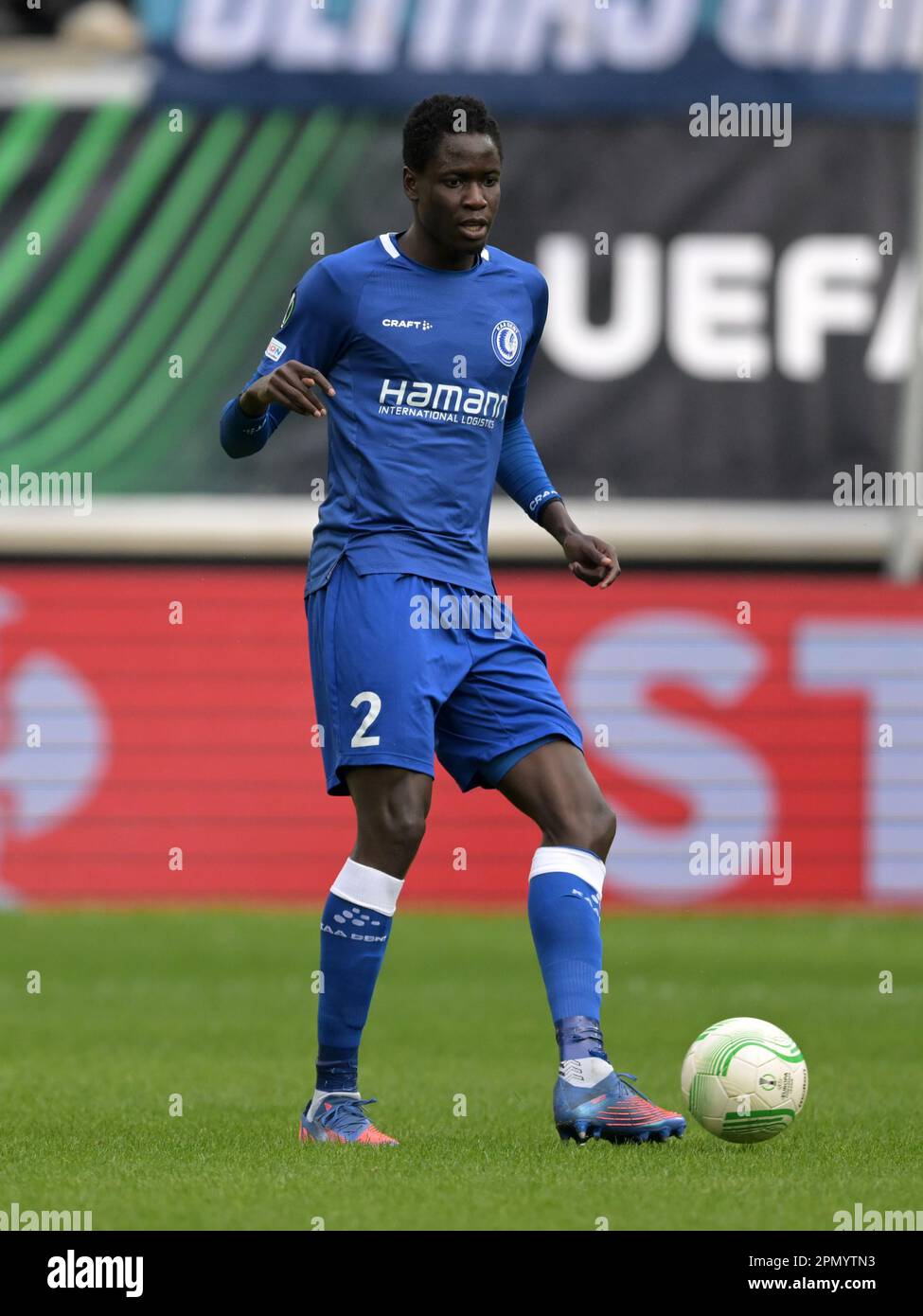 GENT - Joseph Okumu of KAA Gent during the UEFA Conference League ...