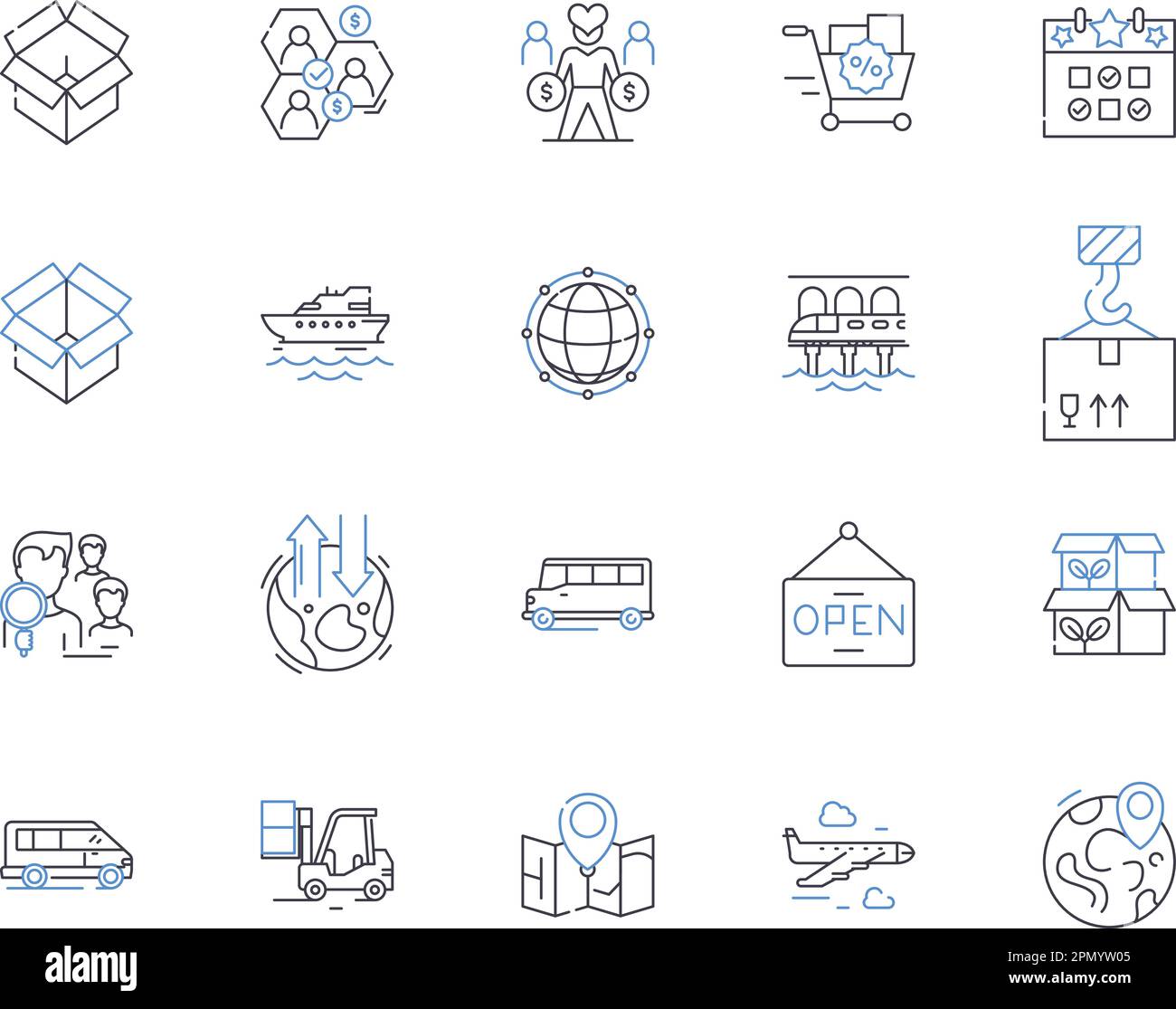Shipping labeling inventory Stock Vector Images - Alamy