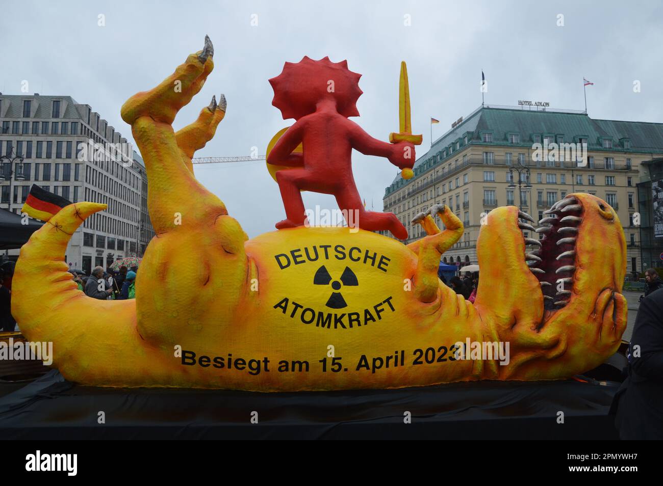 Berlin, Germany - April 15, 2023 - Germany switches off its last three ...