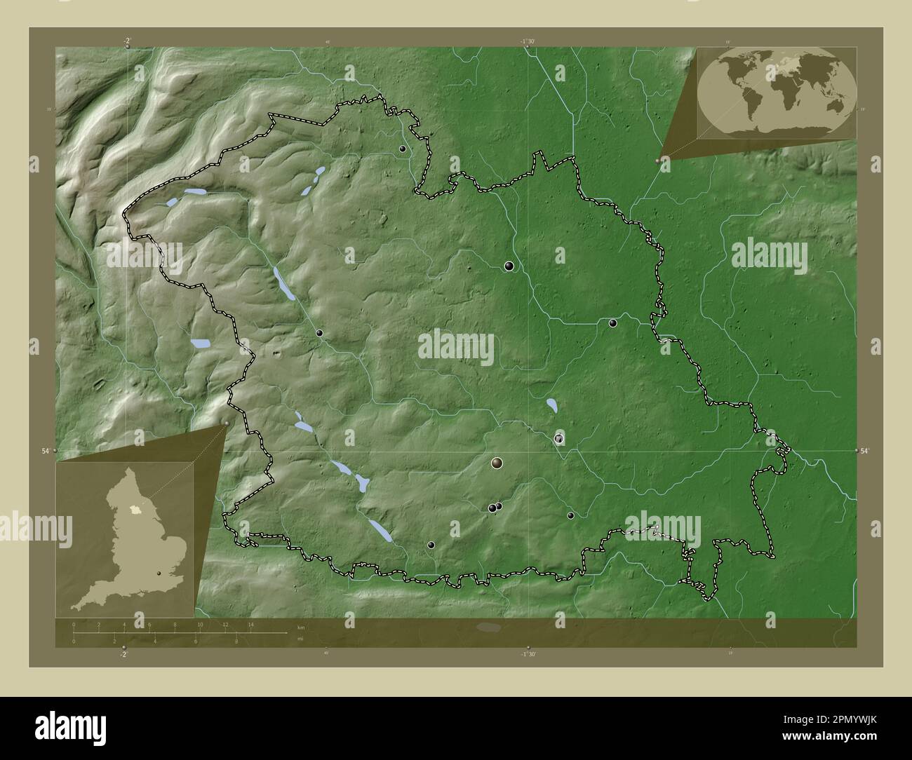 Harrogate, non metropolitan district of England - Great Britain ...