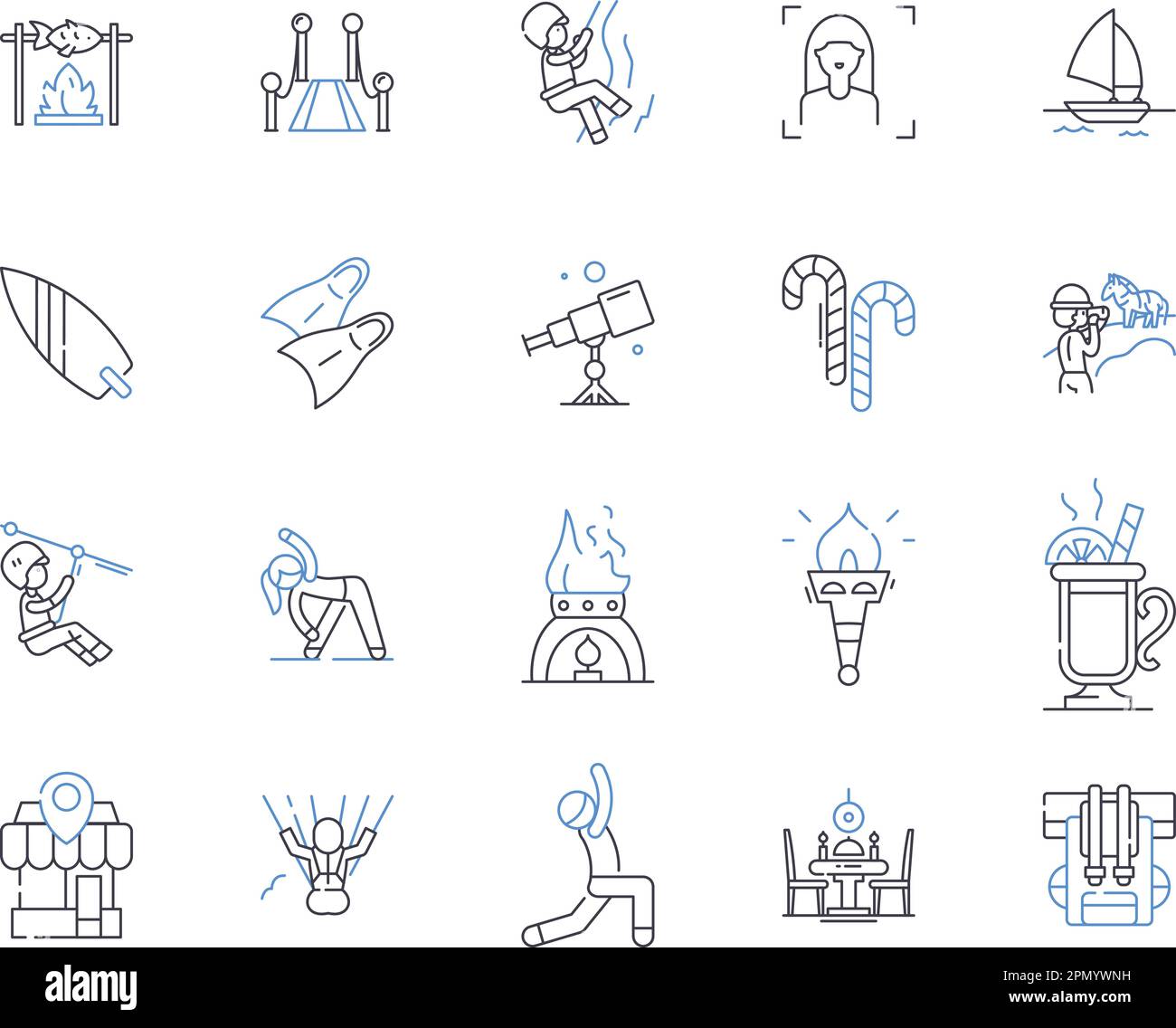 Rollerblading activities Stock Vector Images - Alamy