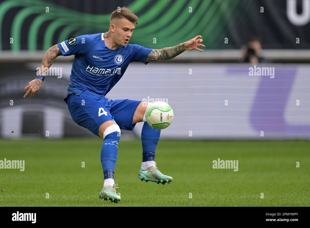 GENT - Kamil Piatkowski of KAA Gent during the UEFA Conference League ...