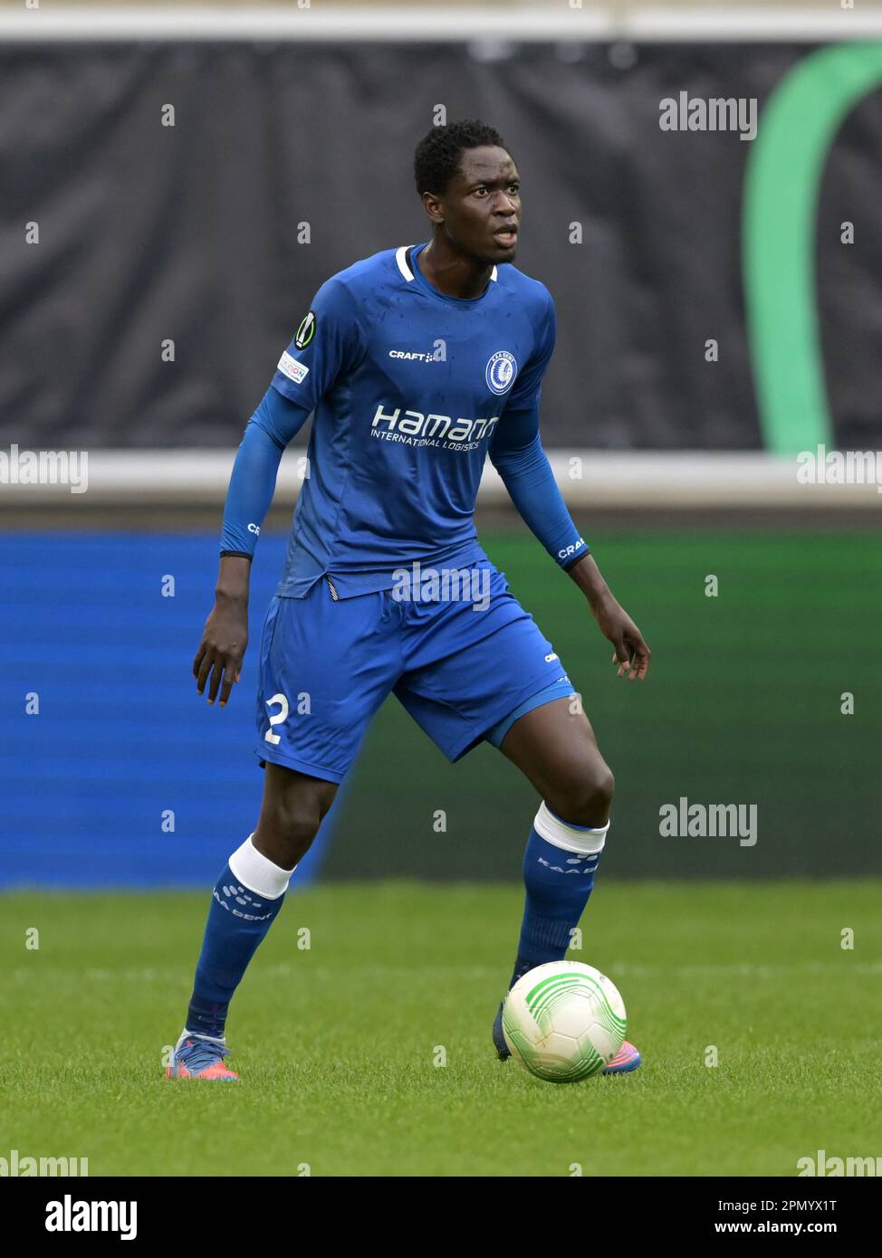 GENT - Joseph Okumu of KAA Gent during the UEFA Conference League ...