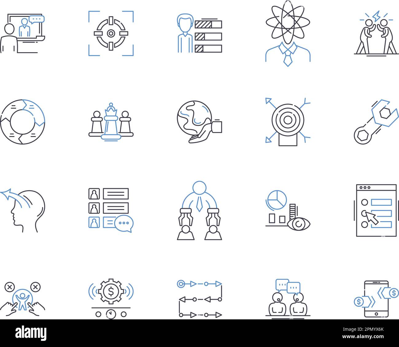 Partner connections outline icons collection. Partner, Connections ... Partner connections outline icons collection. Partner, Connections ...
