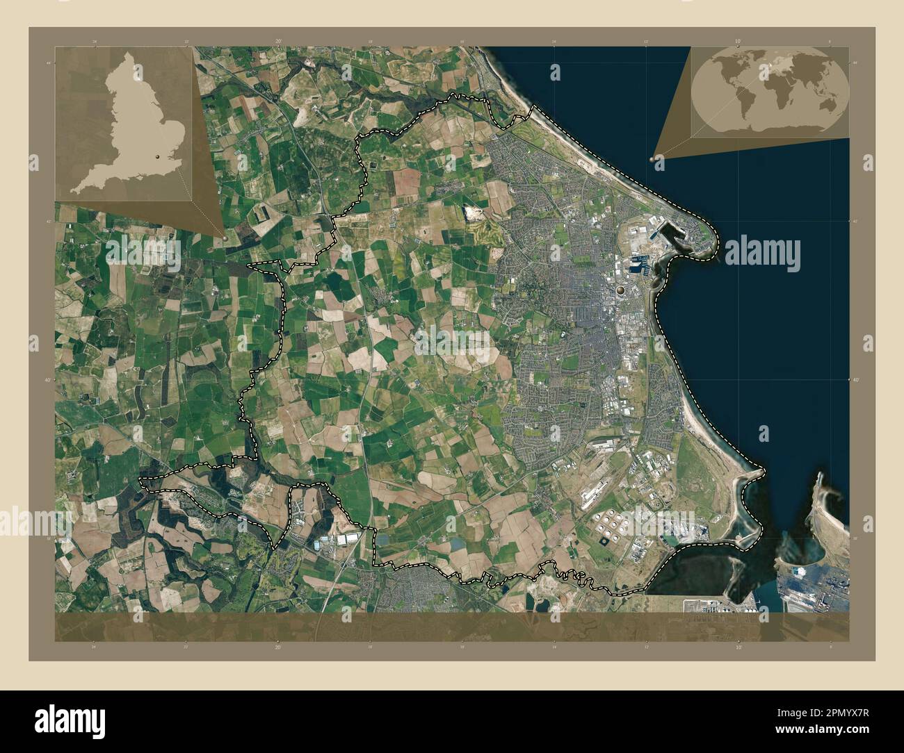 Hartlepool, unitary authority of England - Great Britain. High ...